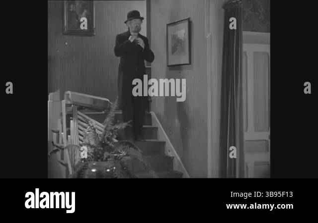 US - 1927 - in this silent comedy, a man tries to stop his guests from ...