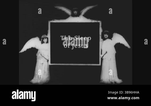 ISRAEL - 1906 - in this silent biblical film, a man calls a woman who ...