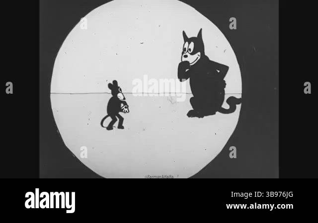 USA - 1922 - In this animated film a lion watches mice play baseball ...