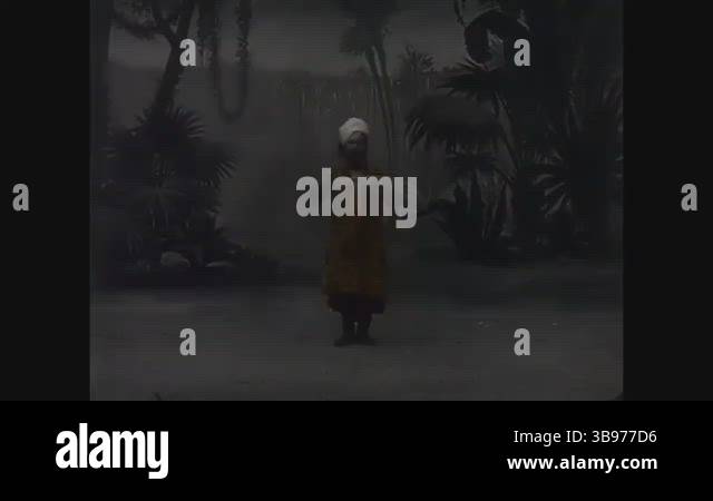 FRANCE - 1906 - In this silent film, an Arabian magician uses a sword ...