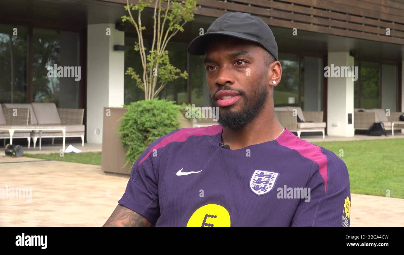 Ivan Toney raring to go after returning to England fold Stock Video ...