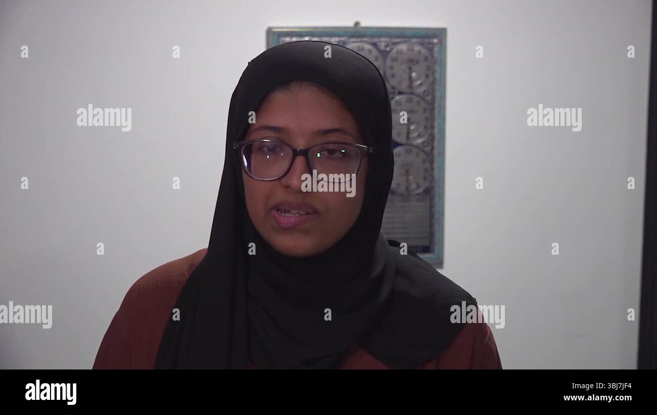 Family of Air India plane crash victim, Akeel Nanabawa, read statement Stock Video Footage - Alamy