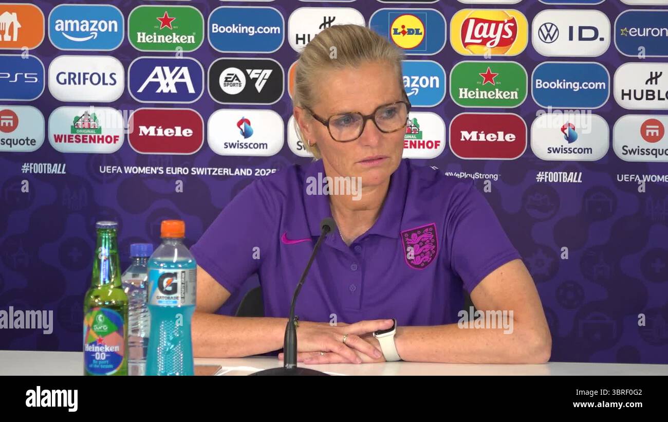 'There's always pressure on England' says England manager Sarina ...