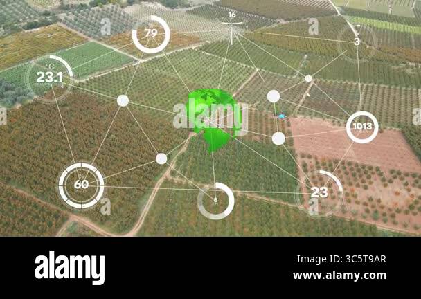 agriculture smart farming technology - industry 4.0.Concept of ...