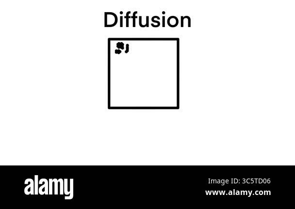 the process of diffusion, particles move from an area of high concentration to an area of low ...