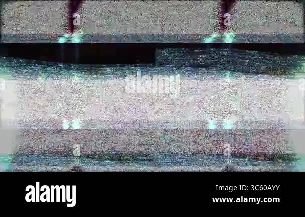 Abstract colorful glitch noise animation Stock Video Footage - Alamy