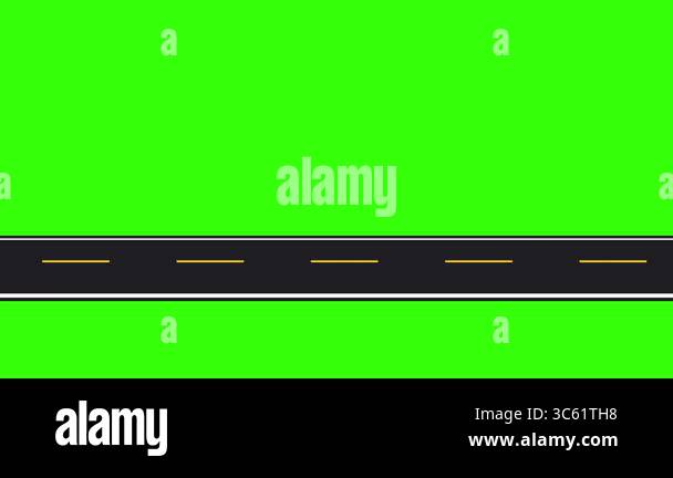 highway with road markings animated highway speeding walking forward ...