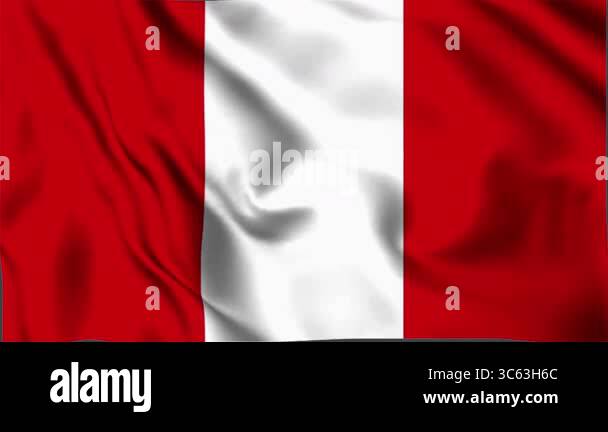 Peru Waving Flag, Peru Flag, Flag of Peru Waving Animation, Peru Flag ...