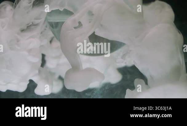 Fog paint. Sphere dripping. Defocused white color texture dust splash ...