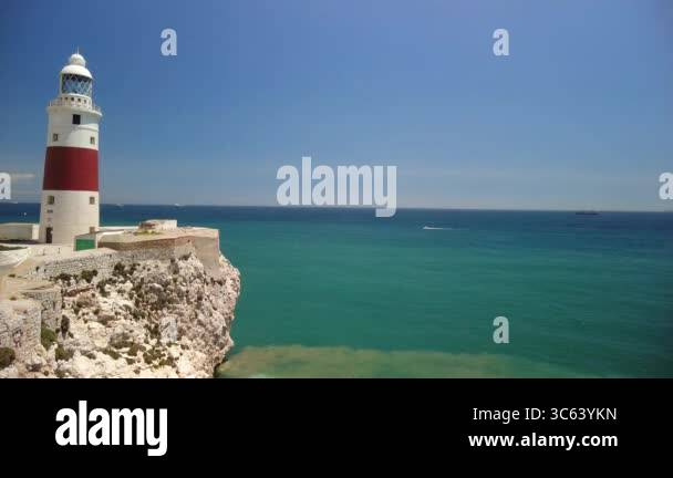 Lighthouse europa point on Stock Videos & Footage - HD and 4K Video ...