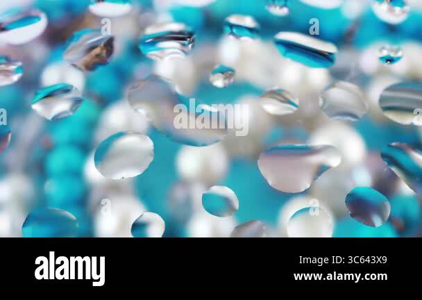 Abstract background in mother-of-pearl and turquoise tones. Changing ...
