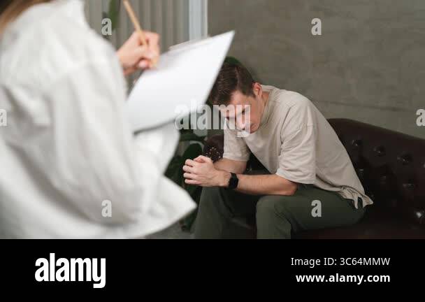 Vulnerable stressful young patient release emotion from traumatic event ...