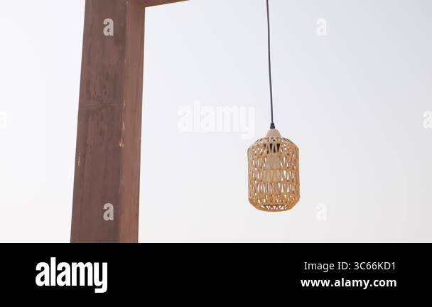 Outdoor lighting in Saudi Arabia. Video. A picturesque walkway ...