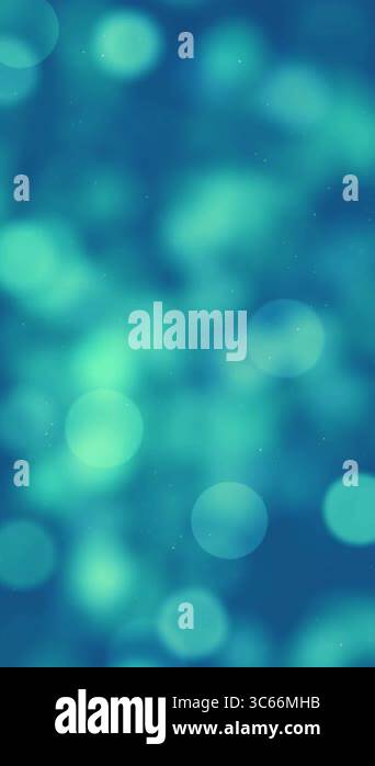 4K Abstract Bokeh Motion Background with Particles and Dust, Defocused Modern Futuristic Light ...