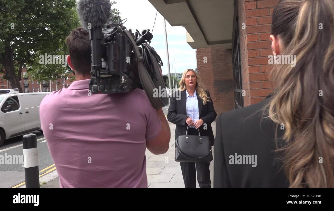 Nikita Hand arrives at court where judgment is due in Conor McGregor's ...