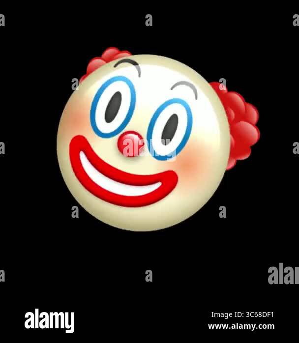 Clown emoticon face icon Stock Videos & Footage - HD and 4K Video Clips ...