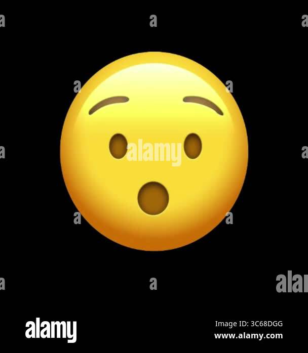 emoji emoticons icon in solid style Stock Video Footage - Alamy