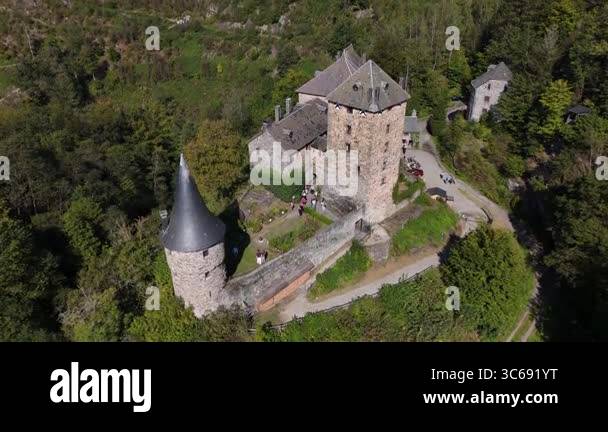 Explore the captivating Castle of Reinhardstein, surrounded by lush ...