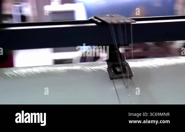 Manufacturing Process of Soccer Balls: Machine with Synthetic Thread in ...