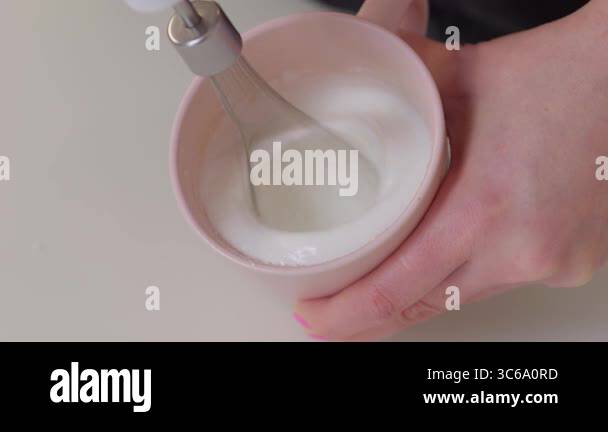 Pink whipped cream whip Stock Videos & Footage - HD and 4K Video Clips ...