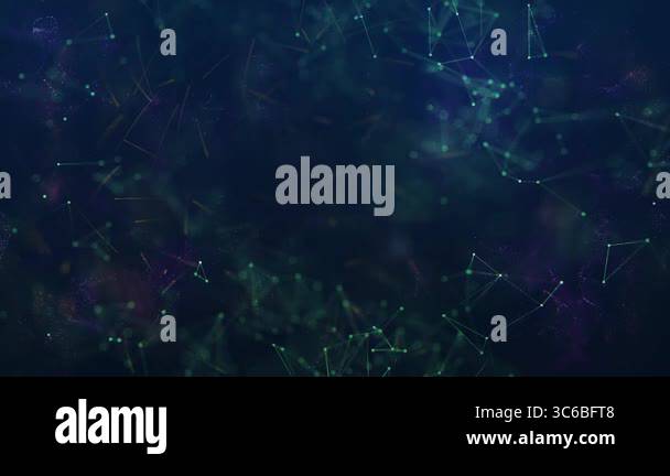 Abstract scientific technology connection lines animated background ...