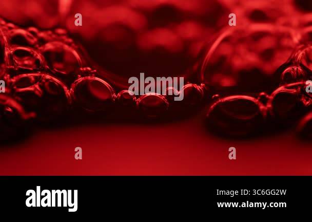 Red fluid pattern, fluid background, plasma, fluid movement, red sphere ...