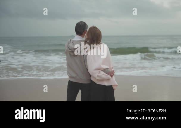 Couple embracing on beach waves Stock Videos & Footage - HD and 4K ...