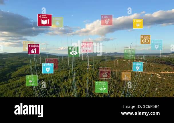 17 Global Goals Concept Earth Plexus Design Motion Graphic Animation ...