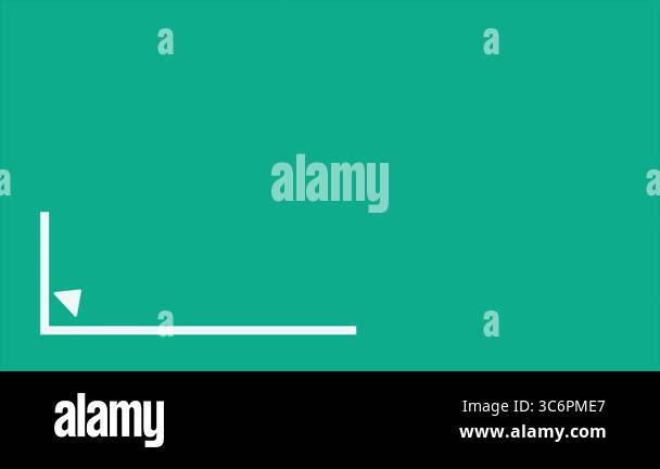 Profit Fall Chart. Minimal modern motion design. Abstract animation ...