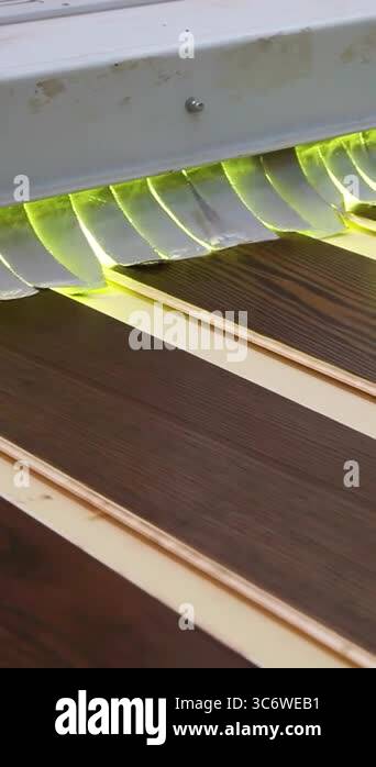 Industrial equipment for laminate production. Parquet board and ...
