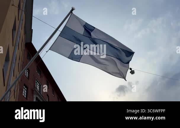 Finnish flag against setting Stock Videos & Footage - HD and 4K Video ...