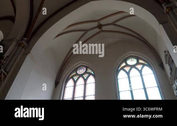 Gothic vaulted ceiling baroque Stock Videos & Footage - HD and 4K Video ...