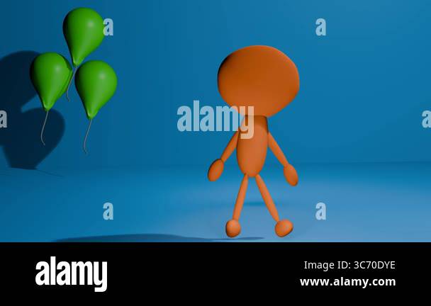 Orange stick man character dancing Stock Videos & Footage - HD and 4K ...