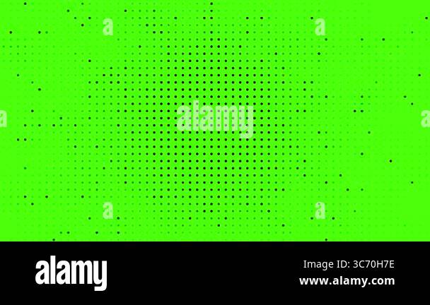 green screen digital halftone dots and grid motion design, fit for ...