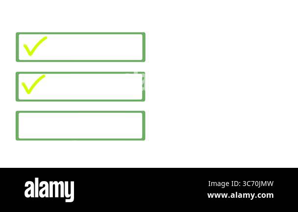 Checklist template Stock Videos & Footage - HD and 4K Video Clips - Alamy