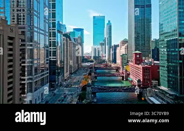 Chicago, USA - October 21, 2024: Chicago panoramic skyline. Chicago ...