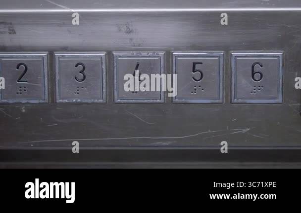 Elevator braille numbers Stock Videos & Footage - HD and 4K Video Clips ...