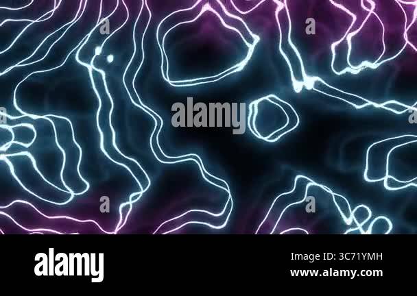 4k 60 fps looping animation of An abstract background featuring flowing ...