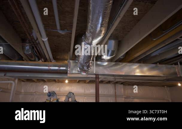 Residential Basement with Structural Wooden Framing in Development ...