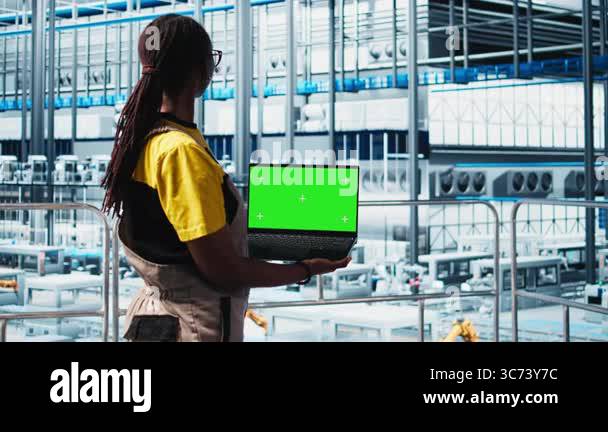 Smart factory professional implements automated workflows using ...