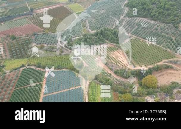 agriculture smart farming technology - industry 4.0.Concept of ...