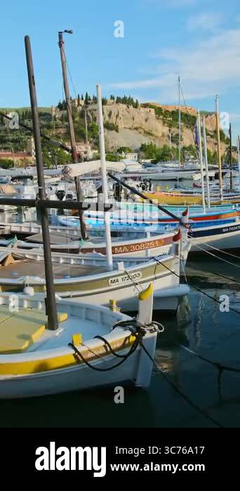 Cassis, France - September 16, 2024: Beautiful Cassis old town at ...