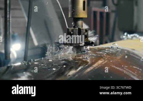 Automatic industrial drilling machine with drill cooling. Drilling ...
