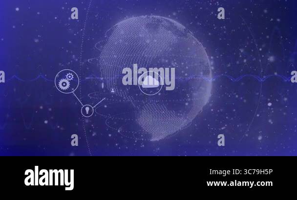Animation digital code data visualization Stock Videos & Footage - HD ...