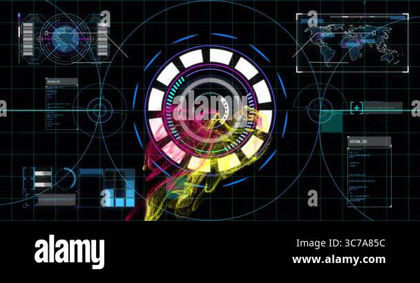 Rotating circular elements data visualizations Stock Videos & Footage - HD and 4K Video Clips ...