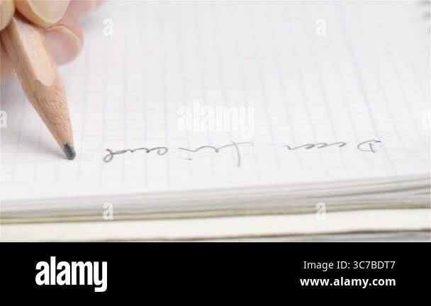 Handwriting practice page Stock Videos & Footage - HD and 4K Video ...