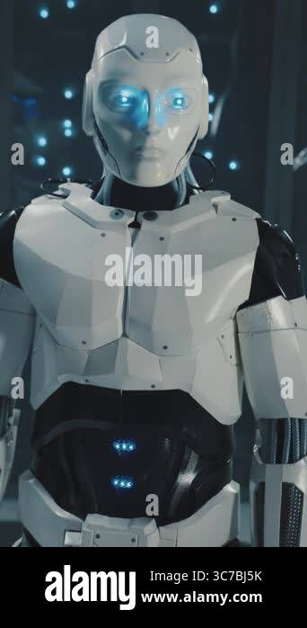 Robot cyborg robots Stock Videos & Footage - HD and 4K Video Clips - Alamy