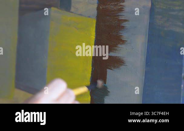 Painter painting a painter Stock Videos & Footage - HD and 4K Video ...