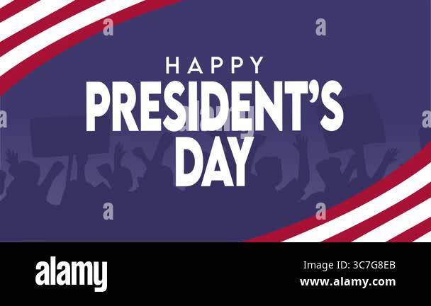 happy united states presidents day Stock Video Footage - Alamy