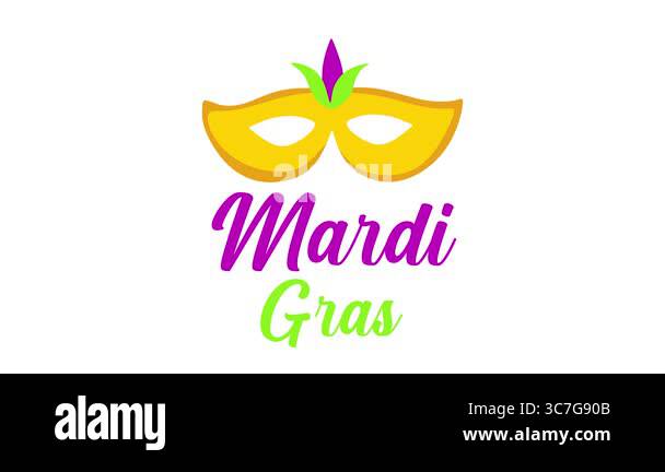 Shrove Tuesday Mardi Gras with Masks Stock Video Footage - Alamy